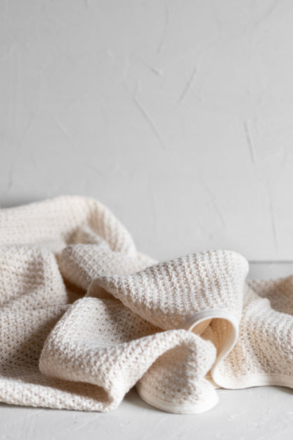 Cotton Knit Baby Blanket – Notary Ceramics