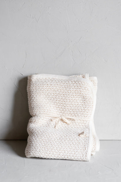 Cotton Knit Baby Blanket – Notary Ceramics LLC
