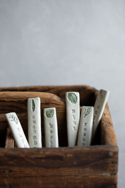 Ceramic Garden Labels – Notary Ceramics LLC