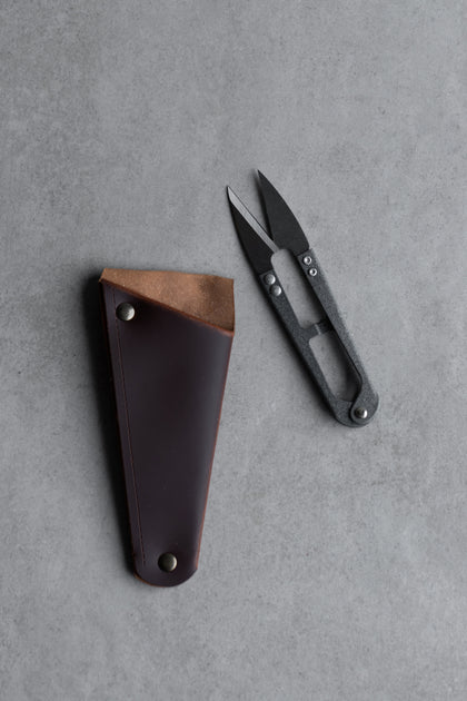 Snips in Leather Pouch – Notary Ceramics LLC